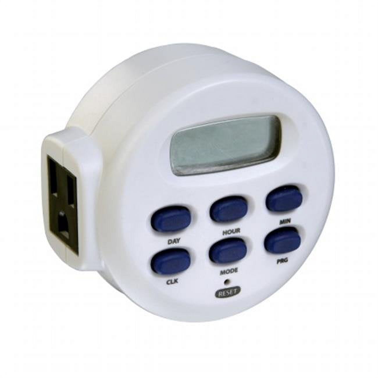 Amertac TE1655WHB 1 Outlet Indoor Weekly Digital Timer Grounded ...