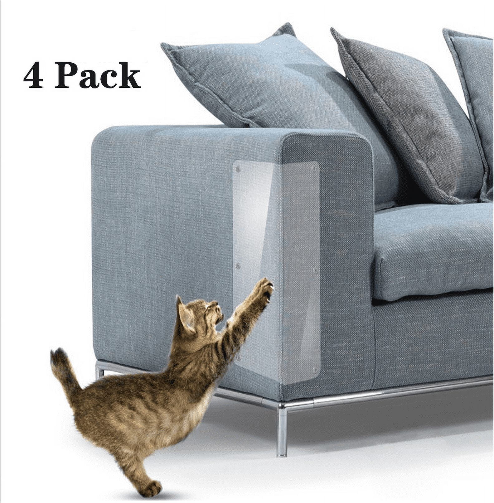Amerteer 4PCS Cat Scratch Furniture,Clear Premium Heavy Duty Flexible ...