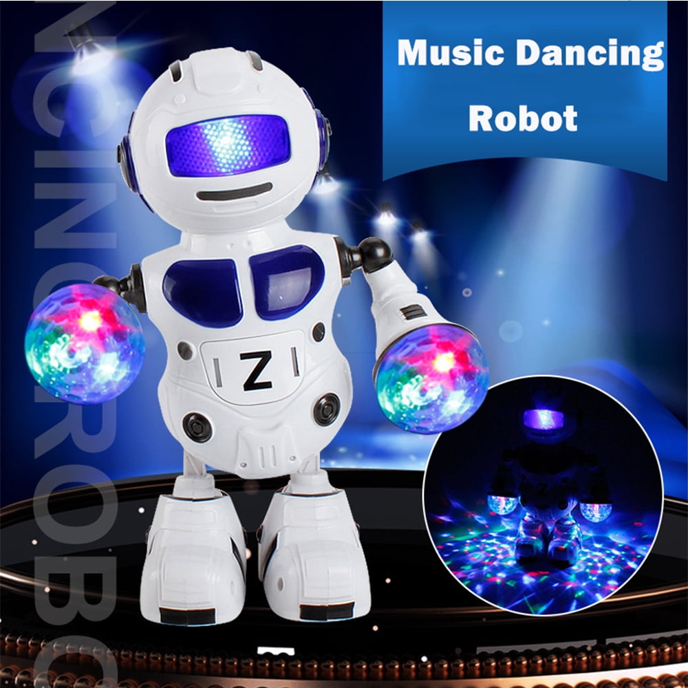 Amerteer Electric Dancing Light and Music Robot Toy , Intelligent Happy ...