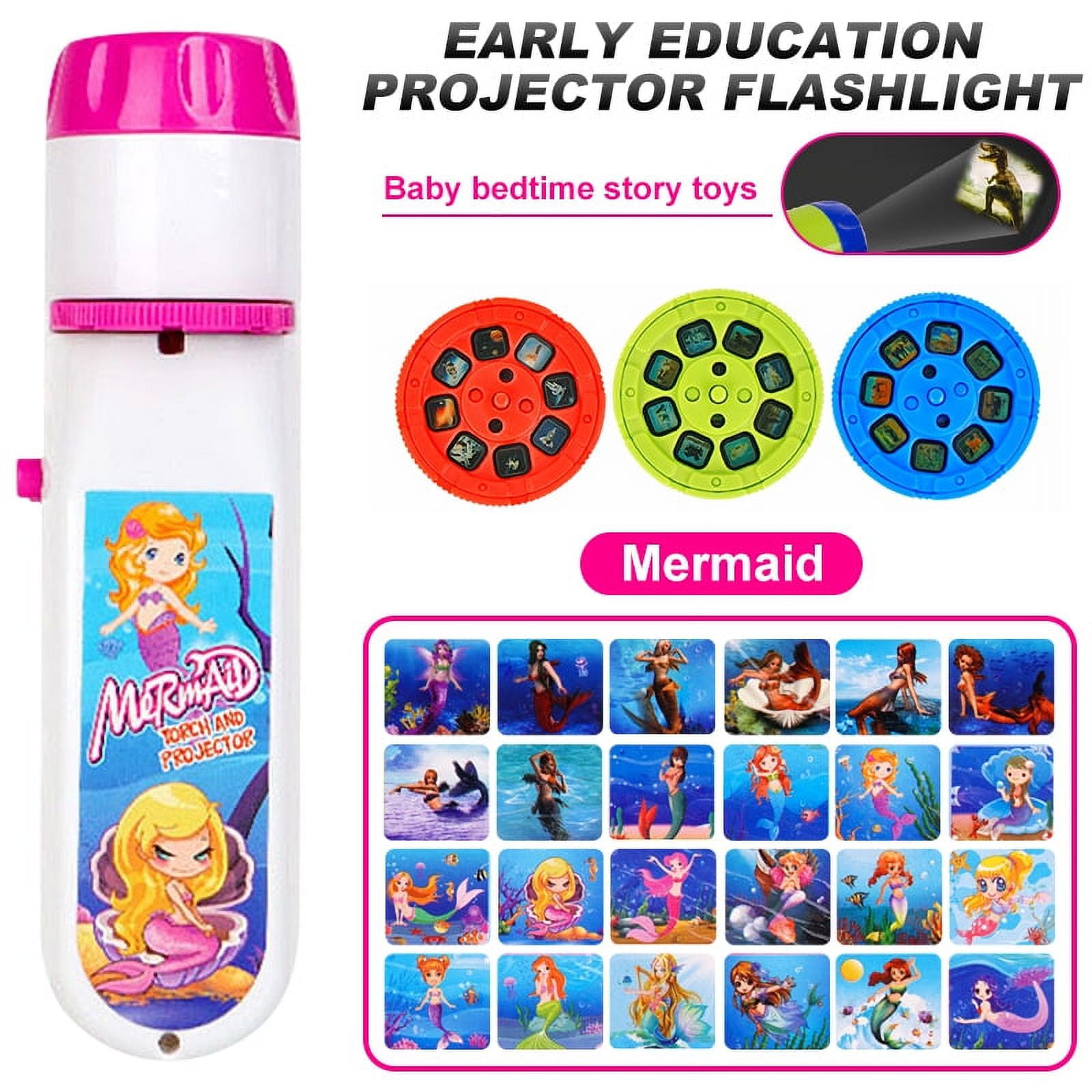 Amerteer Projector Torch Projection Light Torches lamp Flashlight ...