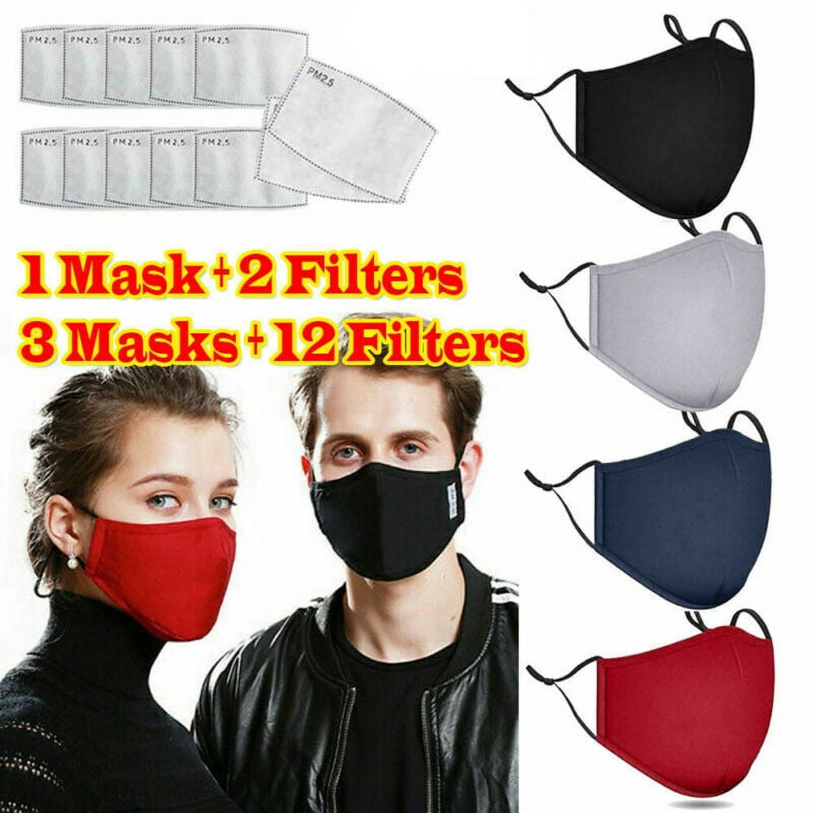 Amerteer Reusable Respirator Face Mouth Mask Dust Haze Anti-Pollution ...