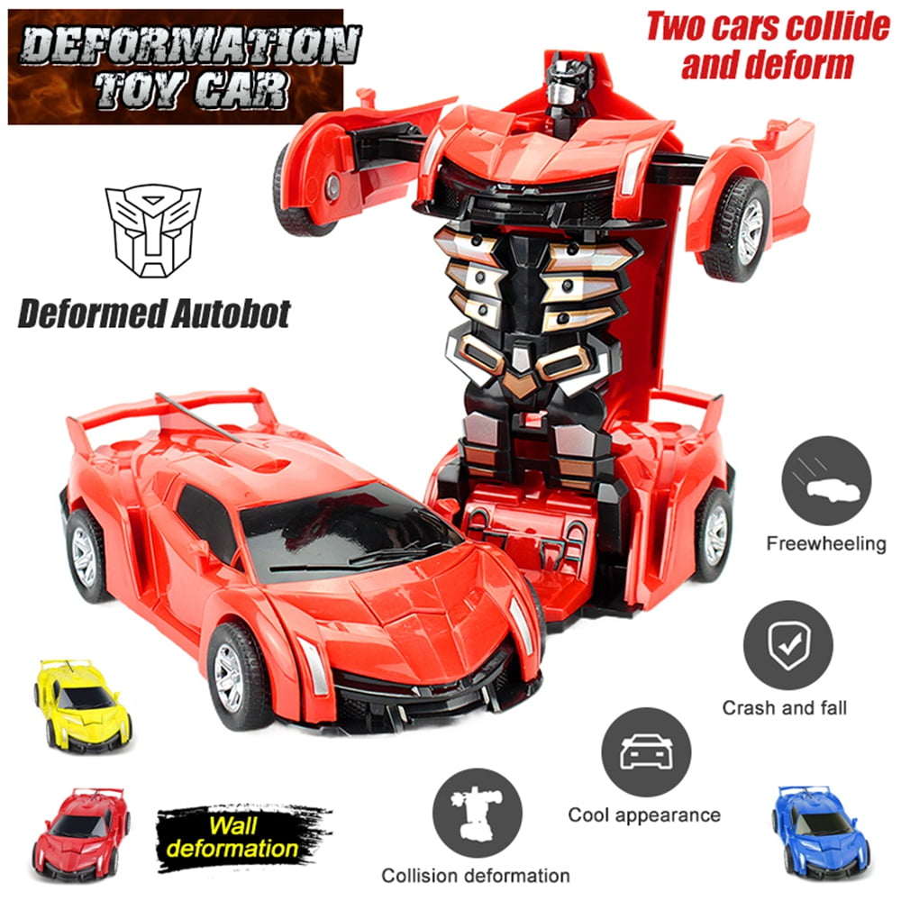 Amerteer Robot Car Toy 2 in 1 Deformation Car for Kids Boys Playing ...