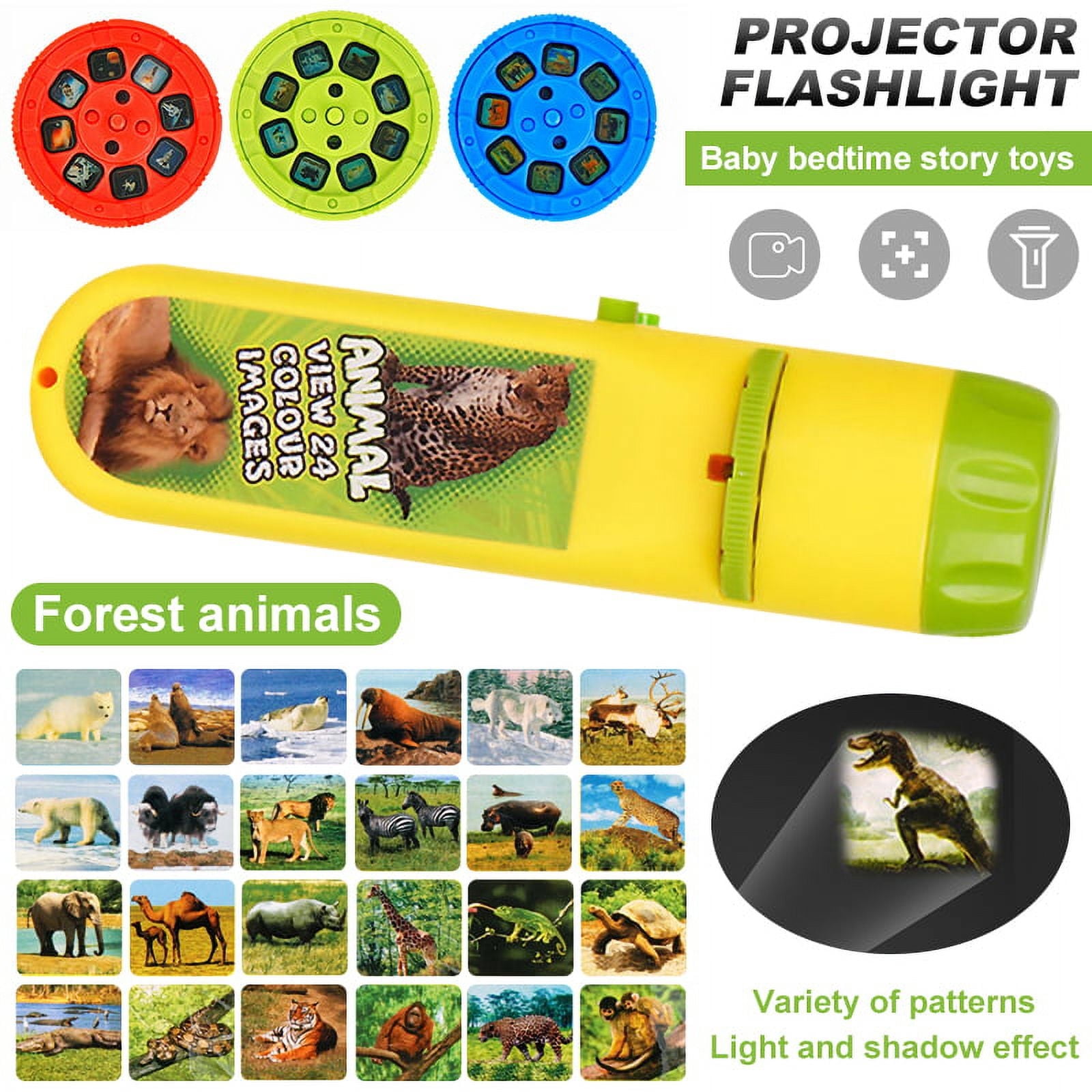 Amerteer Torch Projector Projection Lighting Story Torches Light Toy ...