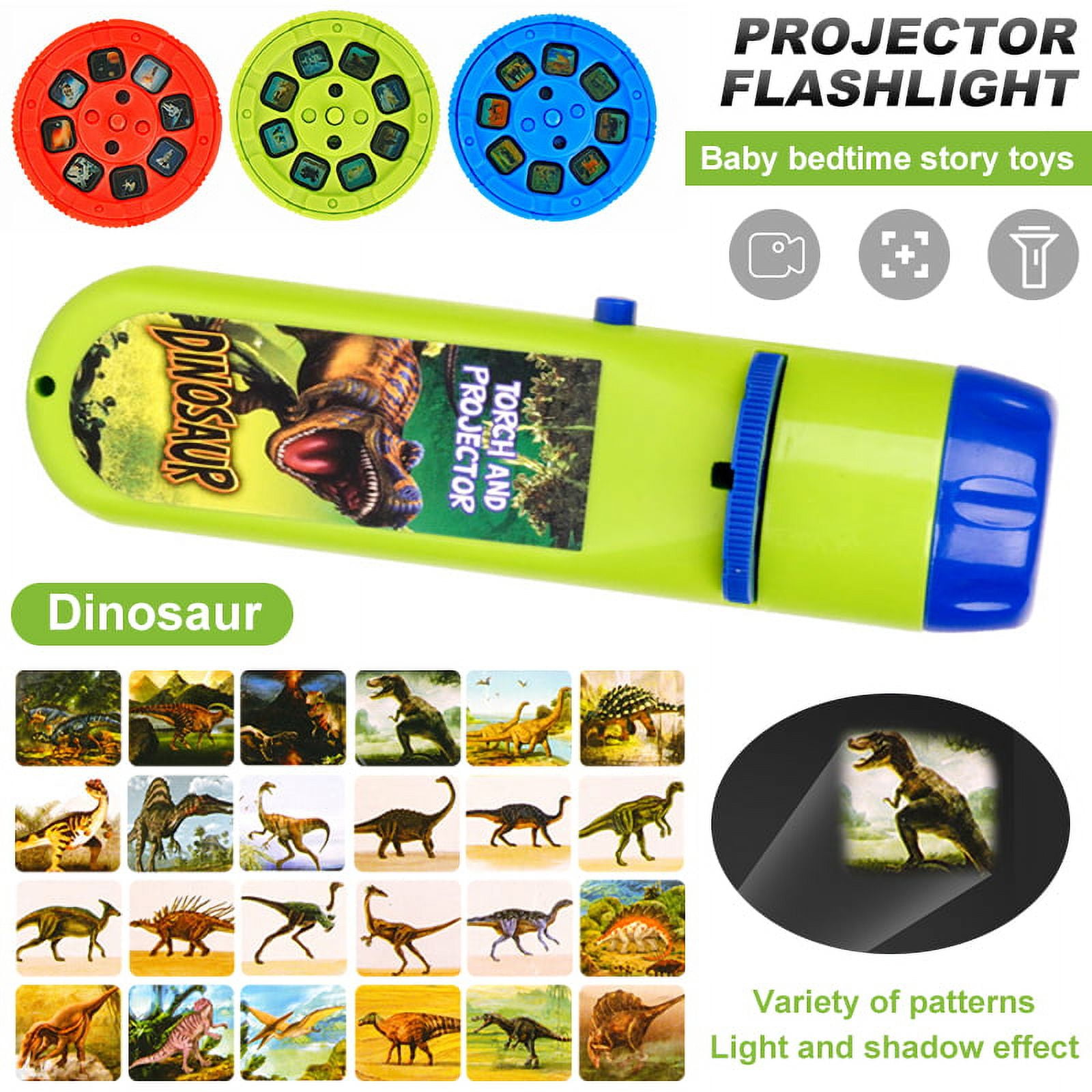 Amerteer Torch Projector Projection Lighting Story Torches Light Toy ...