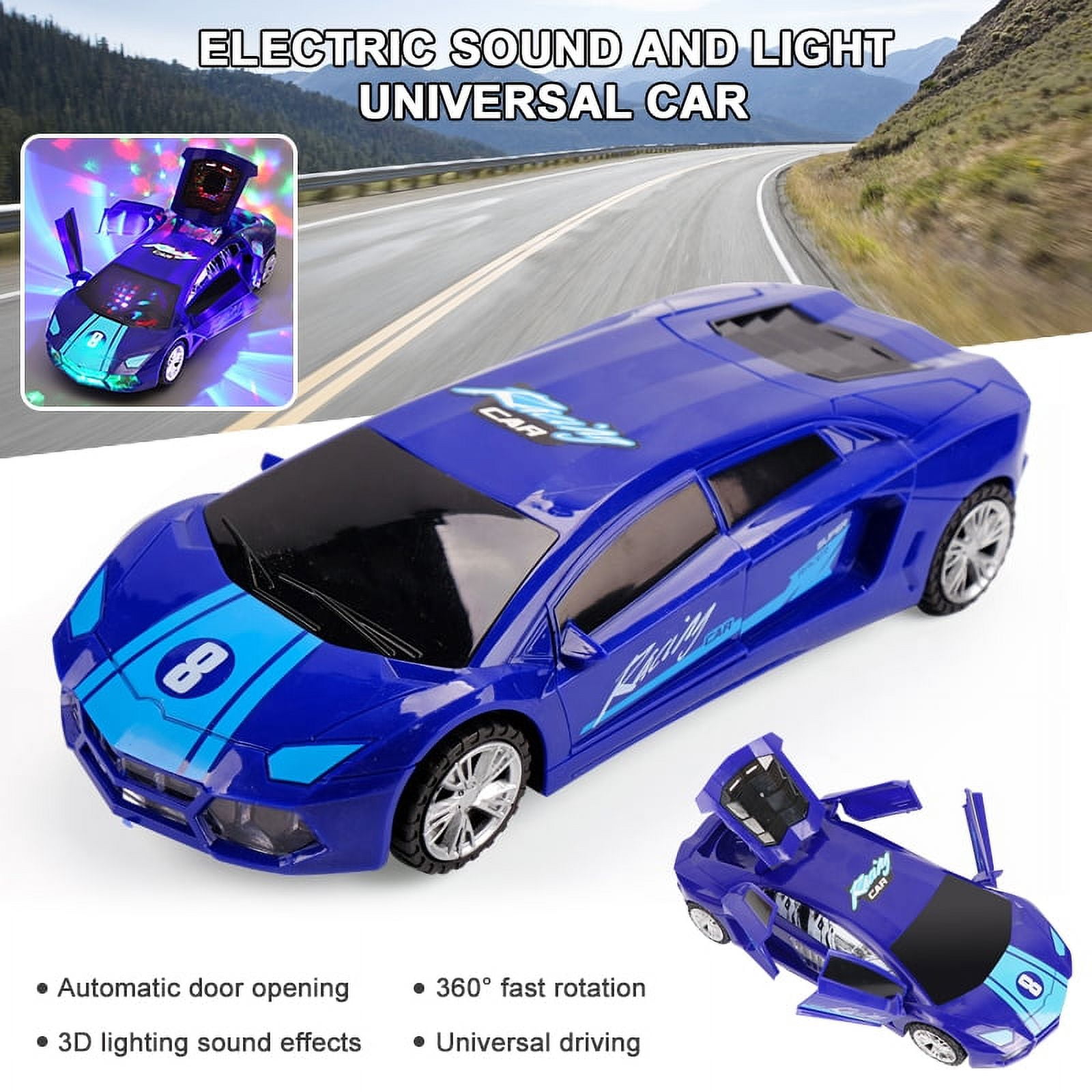 Amerteer Transforming LED Car Deformation Car Robot Vehicle Toys for ...