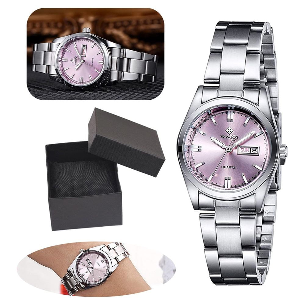 AMERTEER Women's High-Quality Quartz Watch, Waterproof, Stainless Steel ...