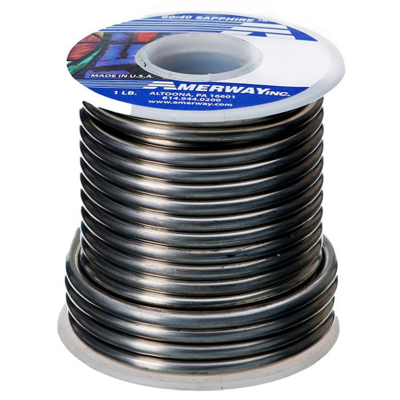 Amerway 60/40 Stained Glass Solder - 1lb. Spool - Walmart.com