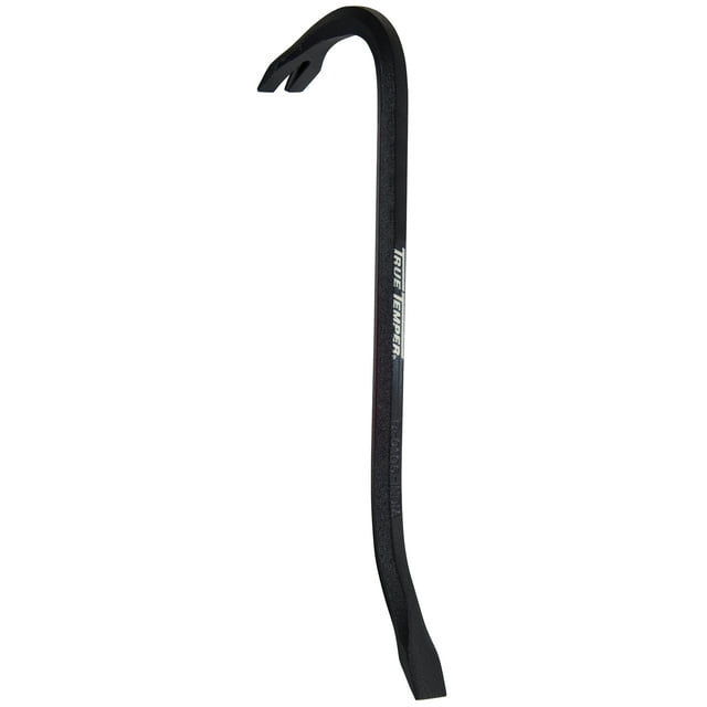 Ames 12" Gooseneck Wrecking Bar, Claw Tip, Heat Treated Carbon Steel ...