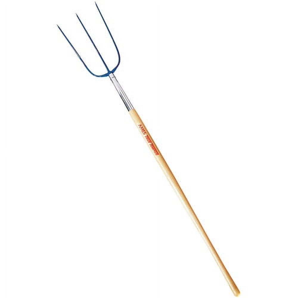 Ames Regular 3-Tine Bent Handle Hay Fork - Walmart.com