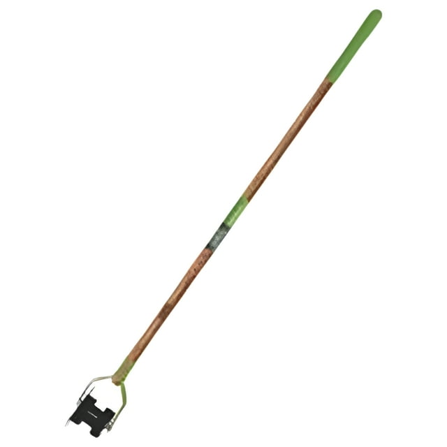 "Ames 54"" Hardwood Handle Dual-Wheel Rotary Edger with Self-Sharpening ...