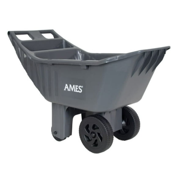 Ames 4' Cubic Poly Lawn Cart - Walmart.com