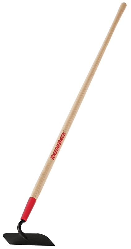 Razor-Back 70009 Meadow Hoe with Wood Handle, 7 in W Blade, 3-1/2 in L ...