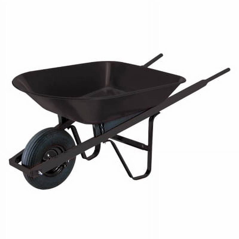 Ames S4U30 Wheelbarrow True Temper Steel 4 cu ft Black - Walmart.com