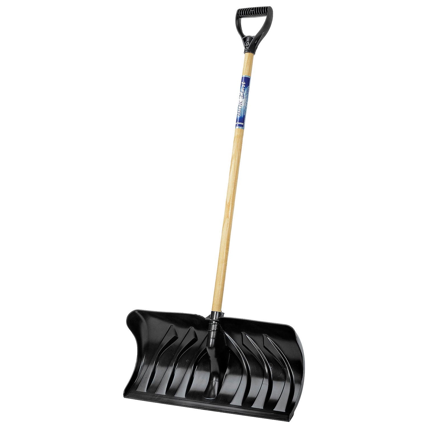 Ames 24in Poly SnowPusher, Durable Hardwood Handle, Poly Blade for Snow ...
