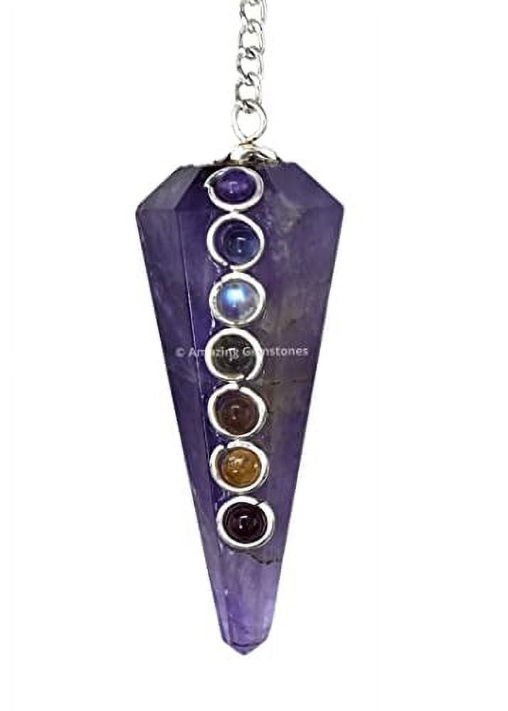 Amethyst Chakra Crystal Pendulum Divination - Walmart.com