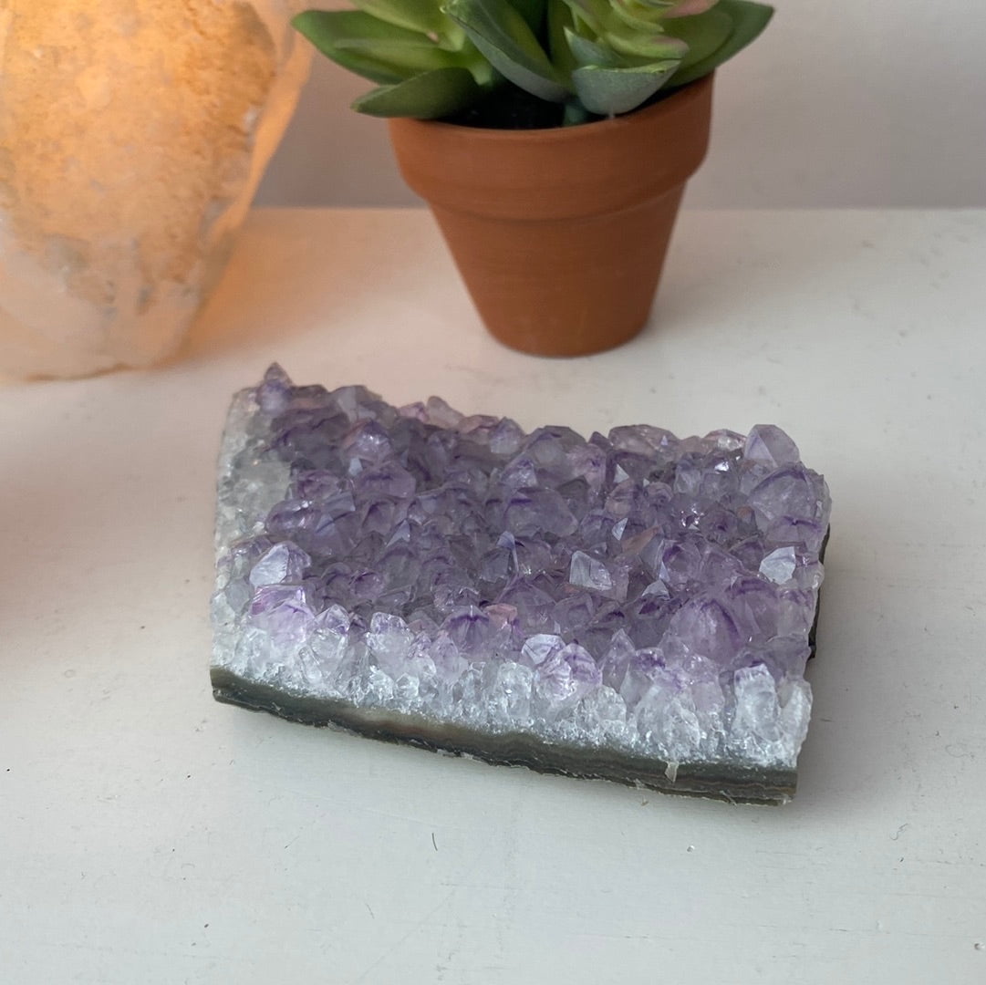 Crystal Joys Amethyst Cluster Medium, Natural Purple Quartz, 4 ...
