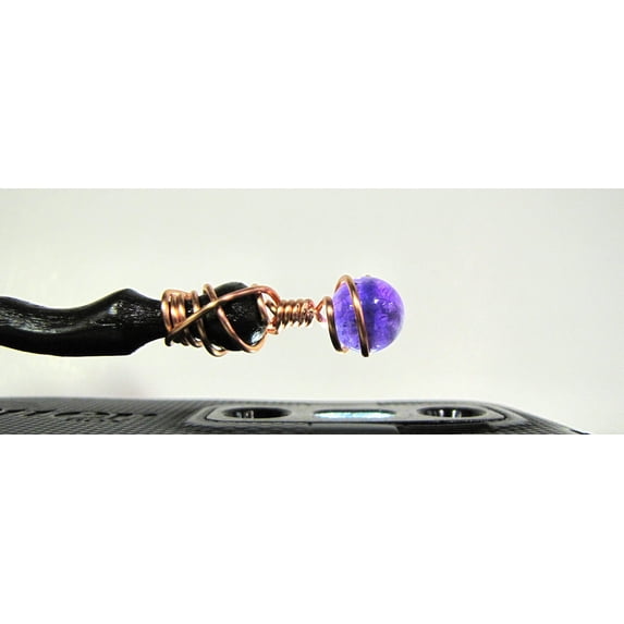 Amethyst Crystal Ball Oak Magic Wand C30 - Walmart.com