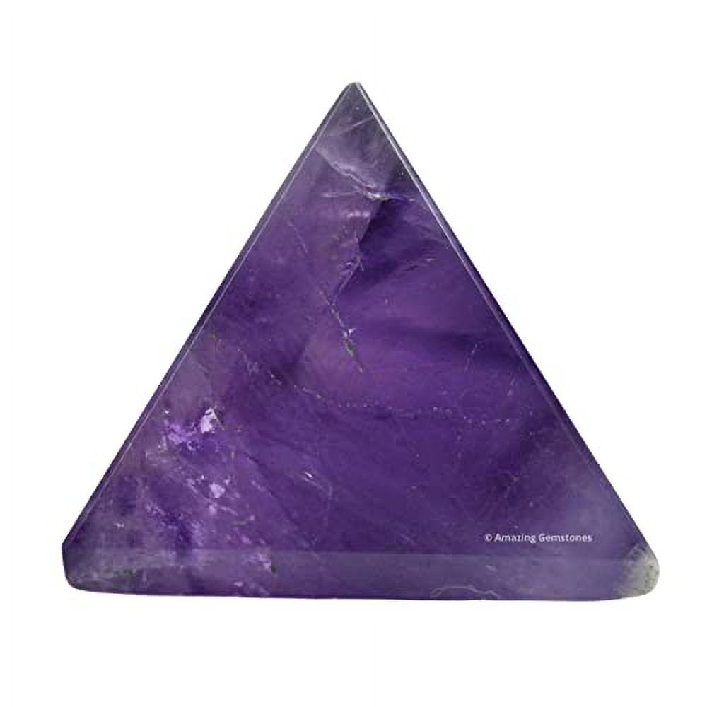 Amethyst Crystal Pyramid 1" Inch - Walmart.com