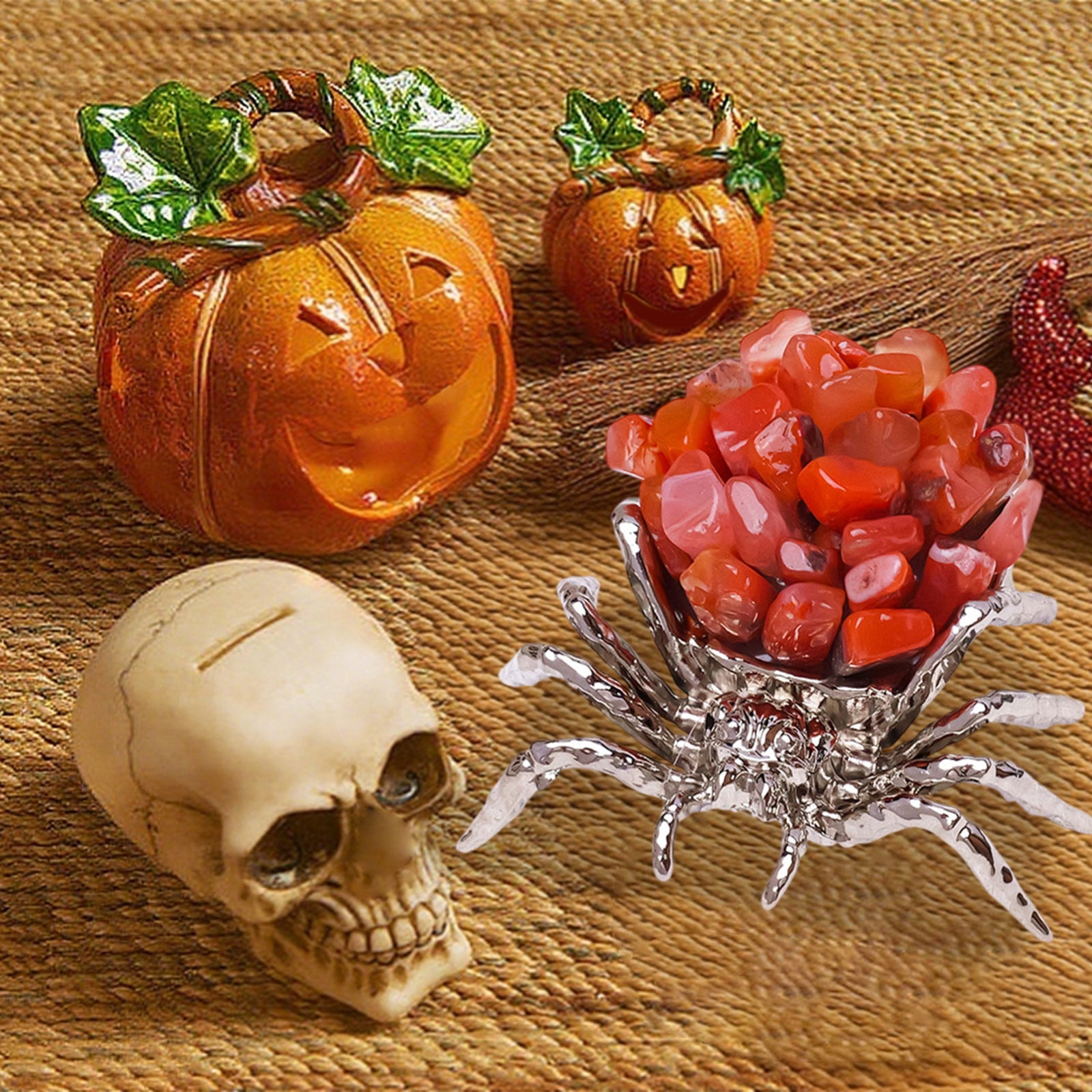 Amethyst Crystal Spider Desktop Decoration | Halloween Gift with ...