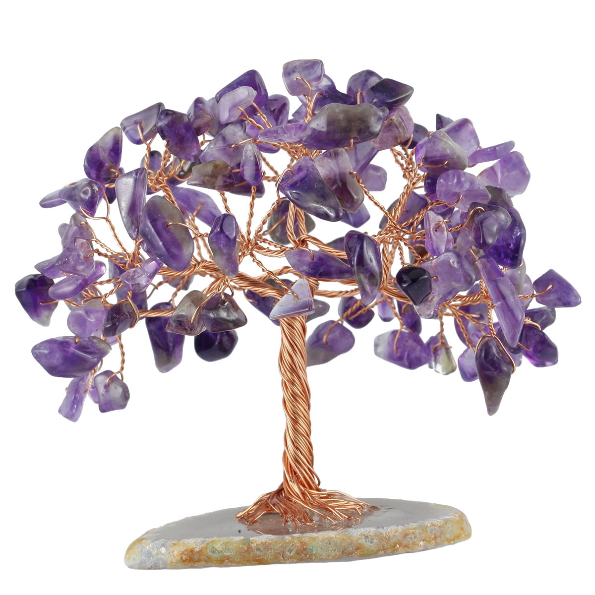 Amethyst Crystal Tree Natural Reiki Healing Crystal Gemstone Bonsai ...