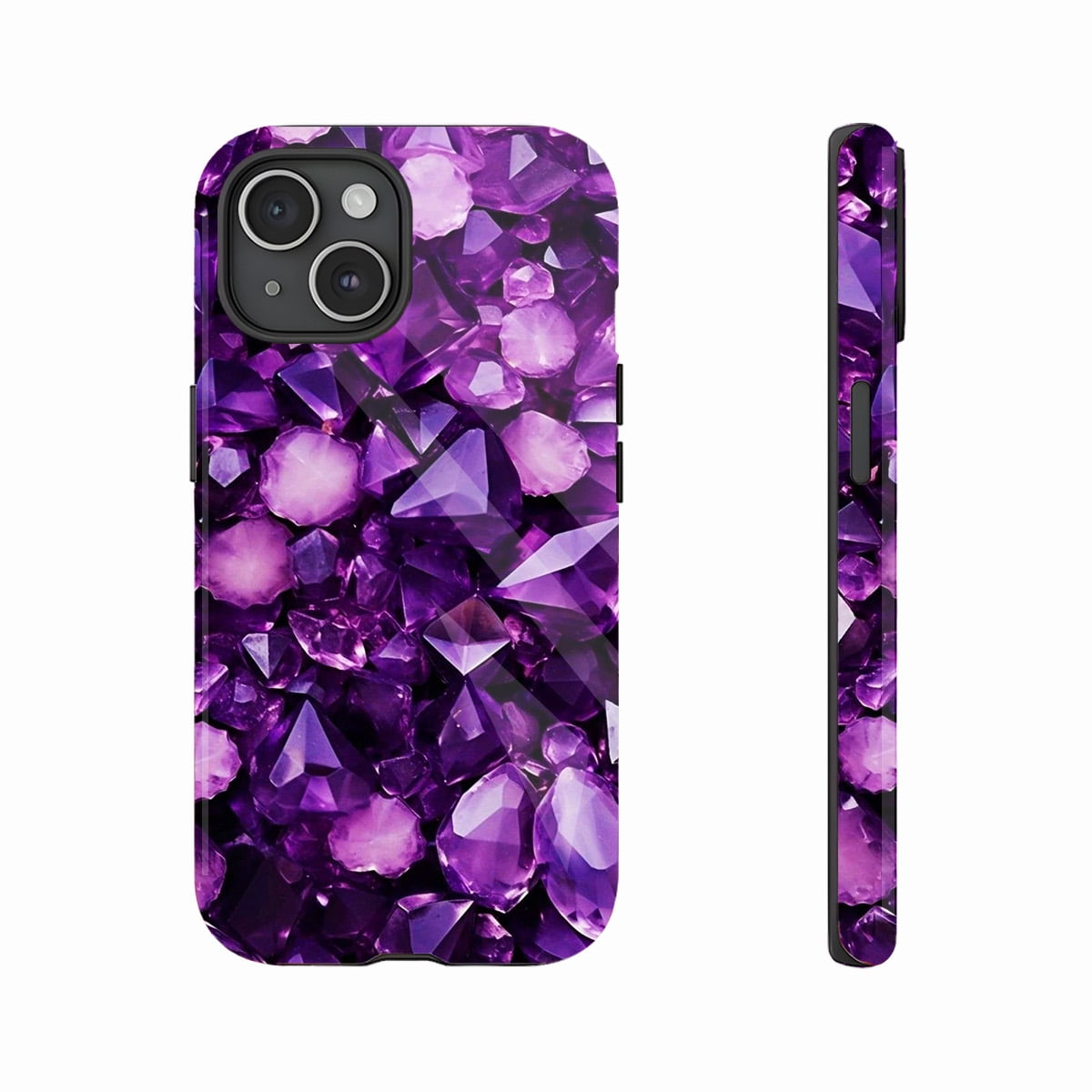 Amethyst Crystal iPhone Case for Crystal Lovers & Valentine's Day Gift ...