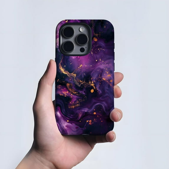 Amethyst Geode Crystal Design Protective Phone Case 17 16 15 14 13 12 ...