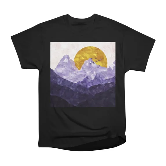 Amethyst Landscape T-Shirt Tee Gift For Him Merch For Her Apparel For ...