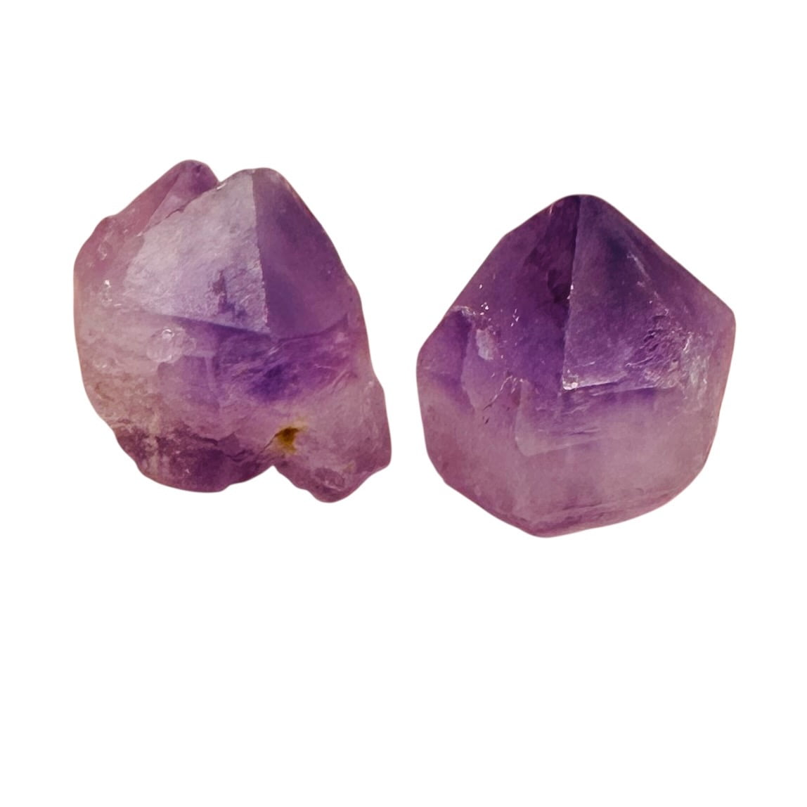 Amethyst Natural Crystals Parcel | 21x18x15 and 19x16x16mm | Purple | 2 Beads | - Walmart.com