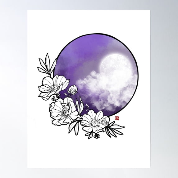 Amethyst Phase Poster Wall Art Modern Wall Decor For Living Room ...