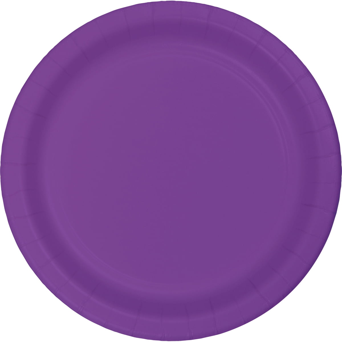 Amethyst Purple Round Paper Plates 24 Count for 24 Guests - Walmart.com