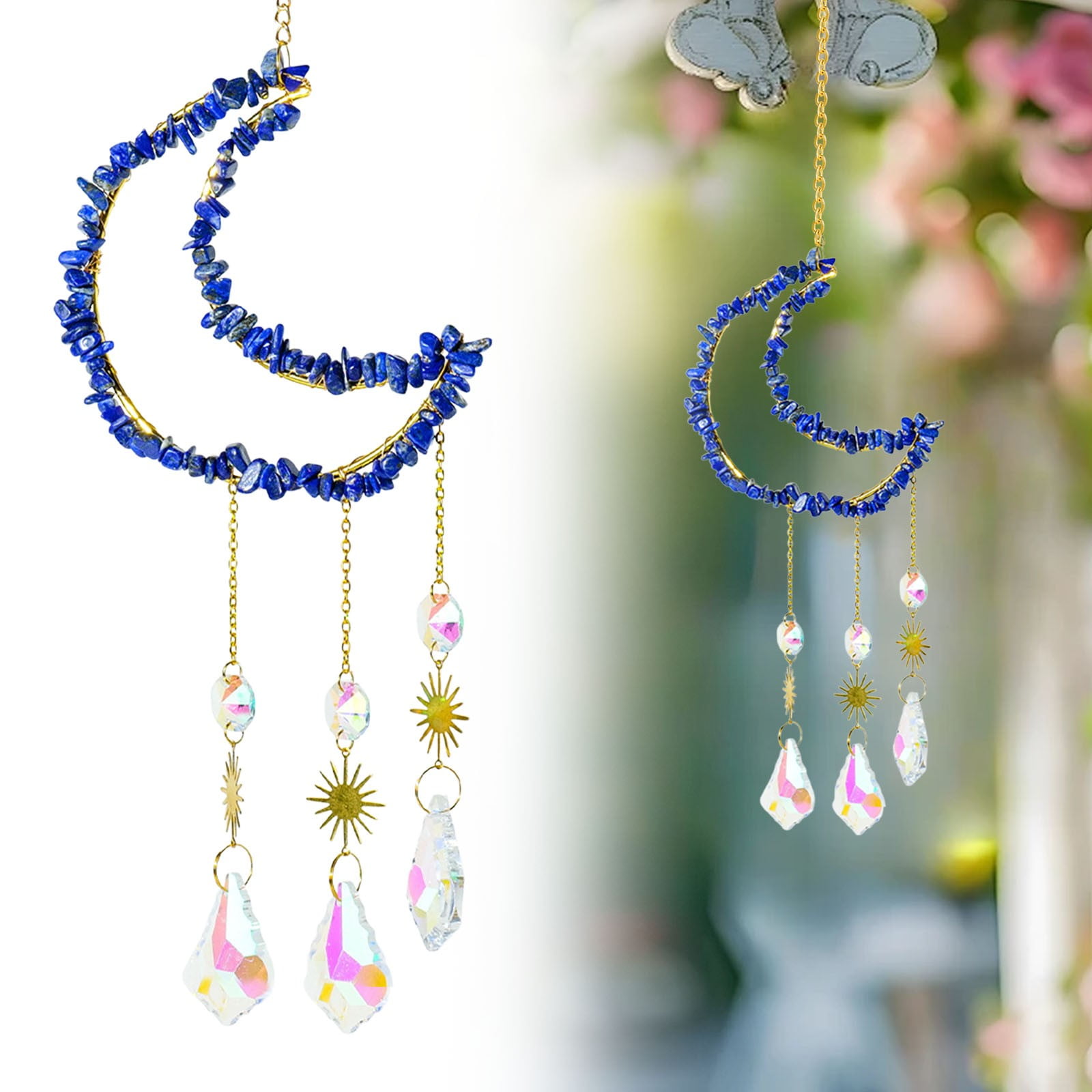 Amethyst Wind Chime Verdsylv Handwoven Amethyst Crystal Wind Chime ...