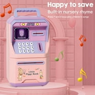 Preschool Pretend ATM Machine & Piggy Bank for Kids Ages 3 & Up | Large ...