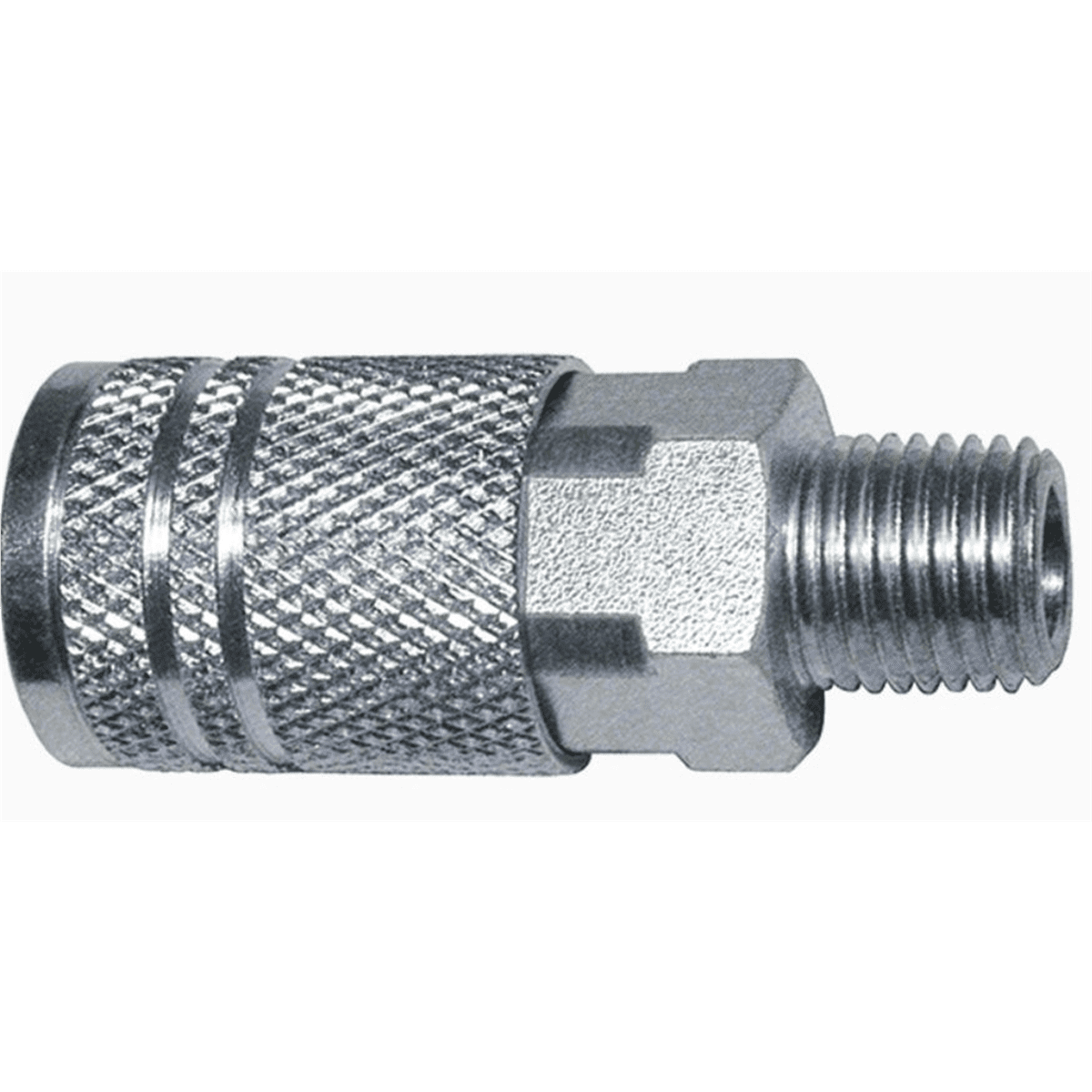 Amflo 1/4" Coupler with 1/4"Male threads I/M Industrial - Pack of 10 ...