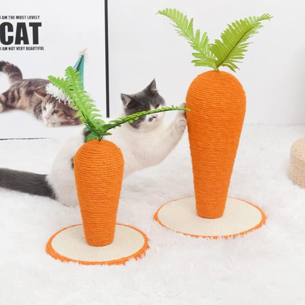 Amgo Cat Scratching Post Sisal Rope Tower Tree Cat Tracking Interactive ...
