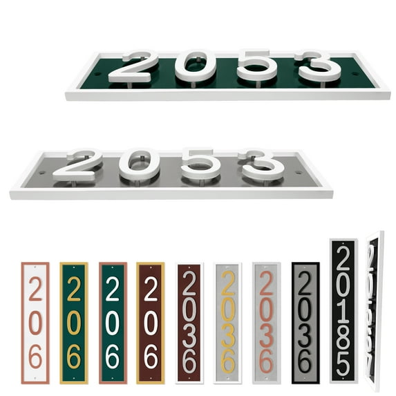 Amgo Personalized Floating House Numbers Sign, Custom Modern Address ...