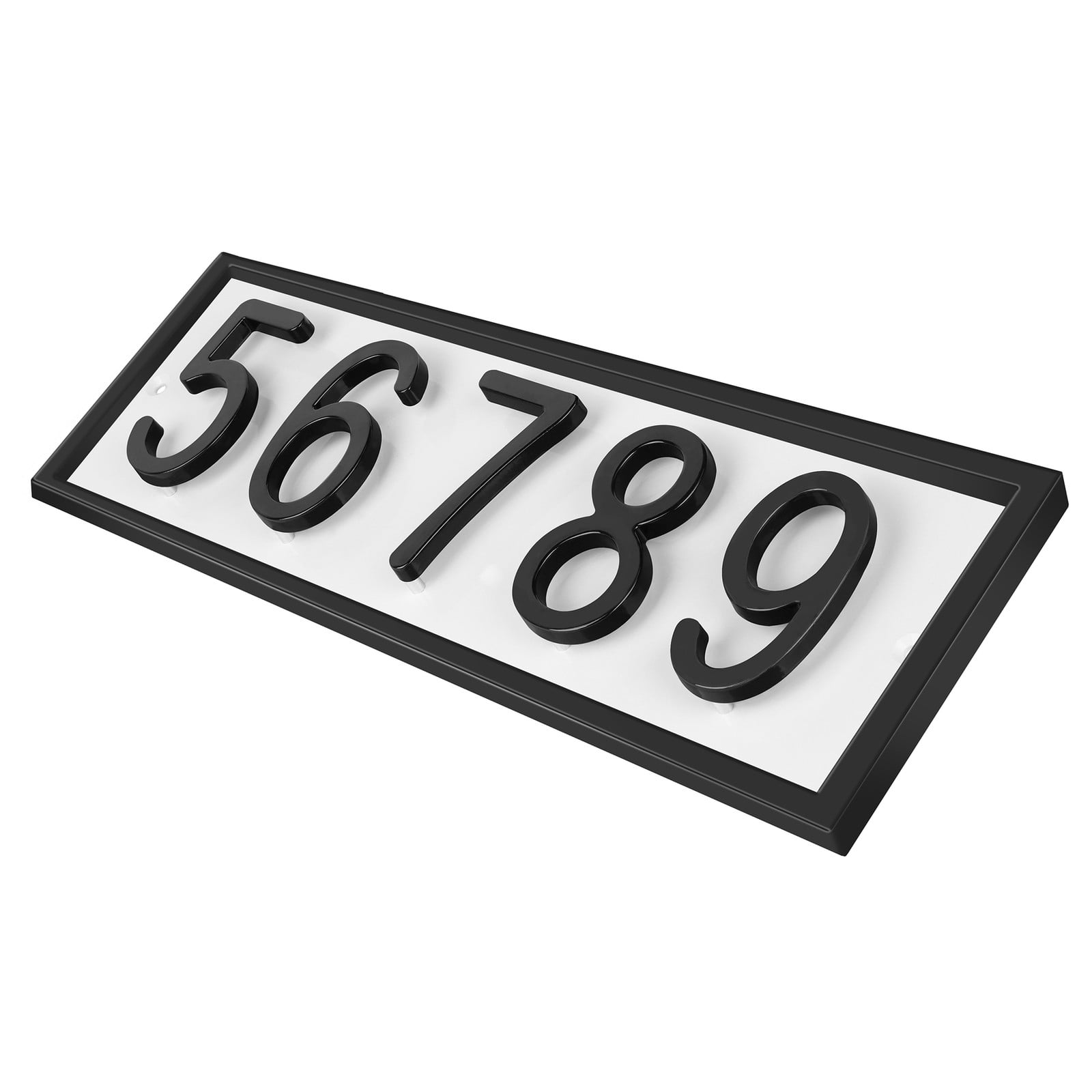 Amgo Personalized Floating House Numbers Sign, Custom Modern Address ...