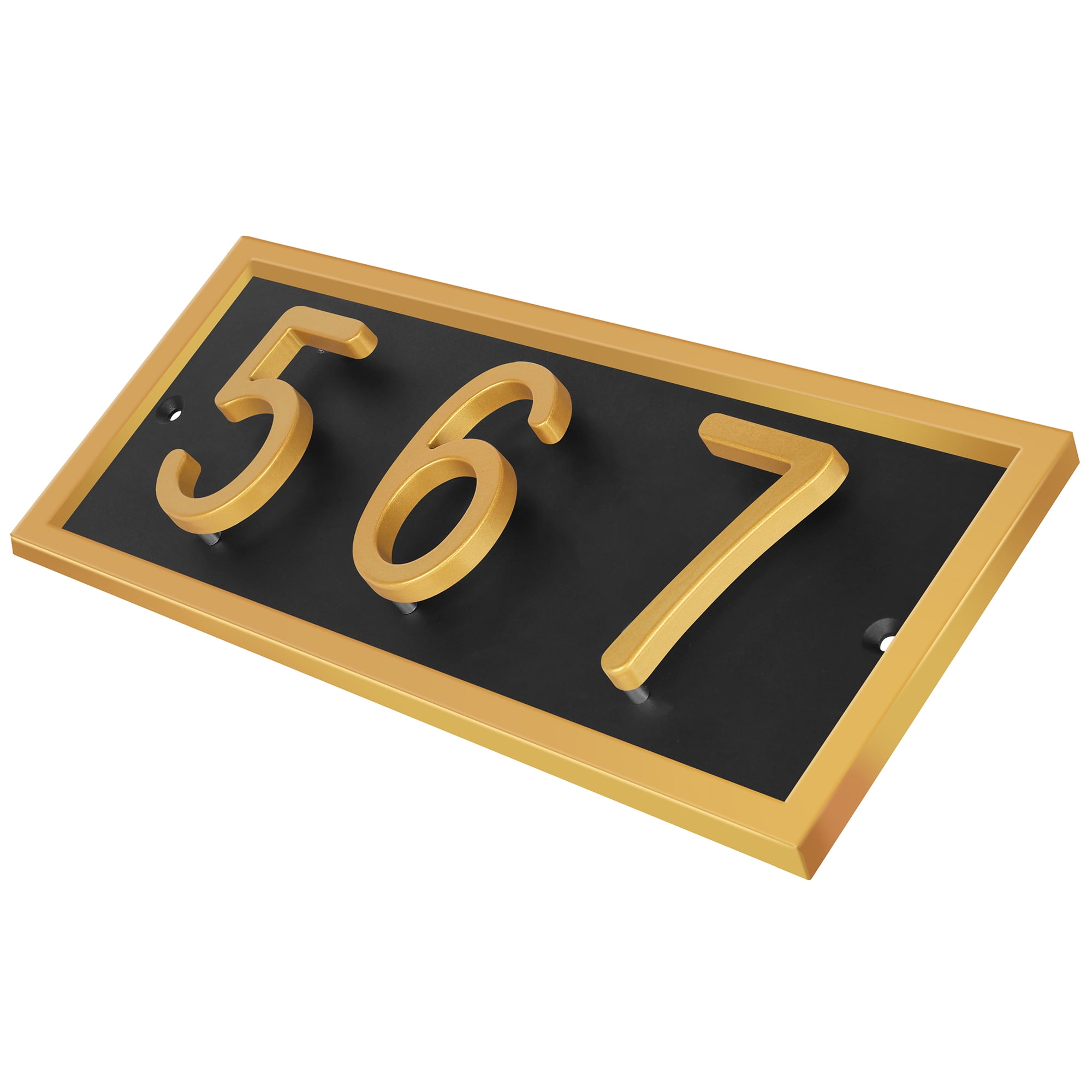 Amgo Personalized Floating House Numbers Sign, Custom Modern Address ...