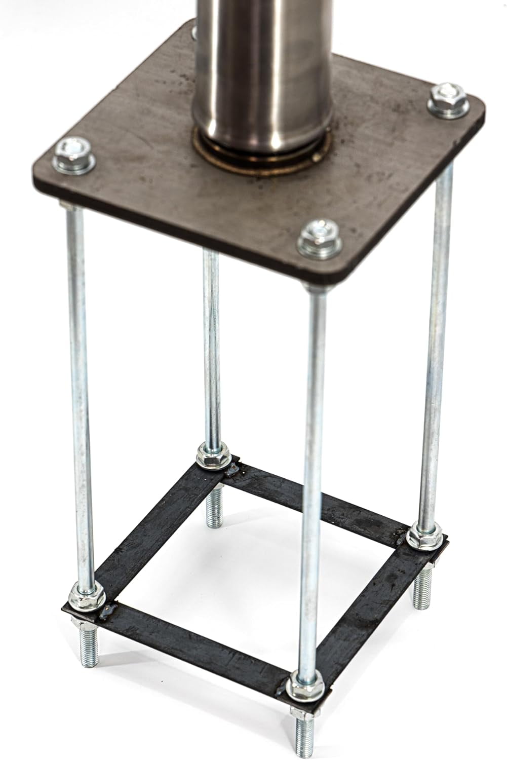 Amgo Reinforced Base Frame Set for Shade Sail Pole, Heavy-Duty 15 ...