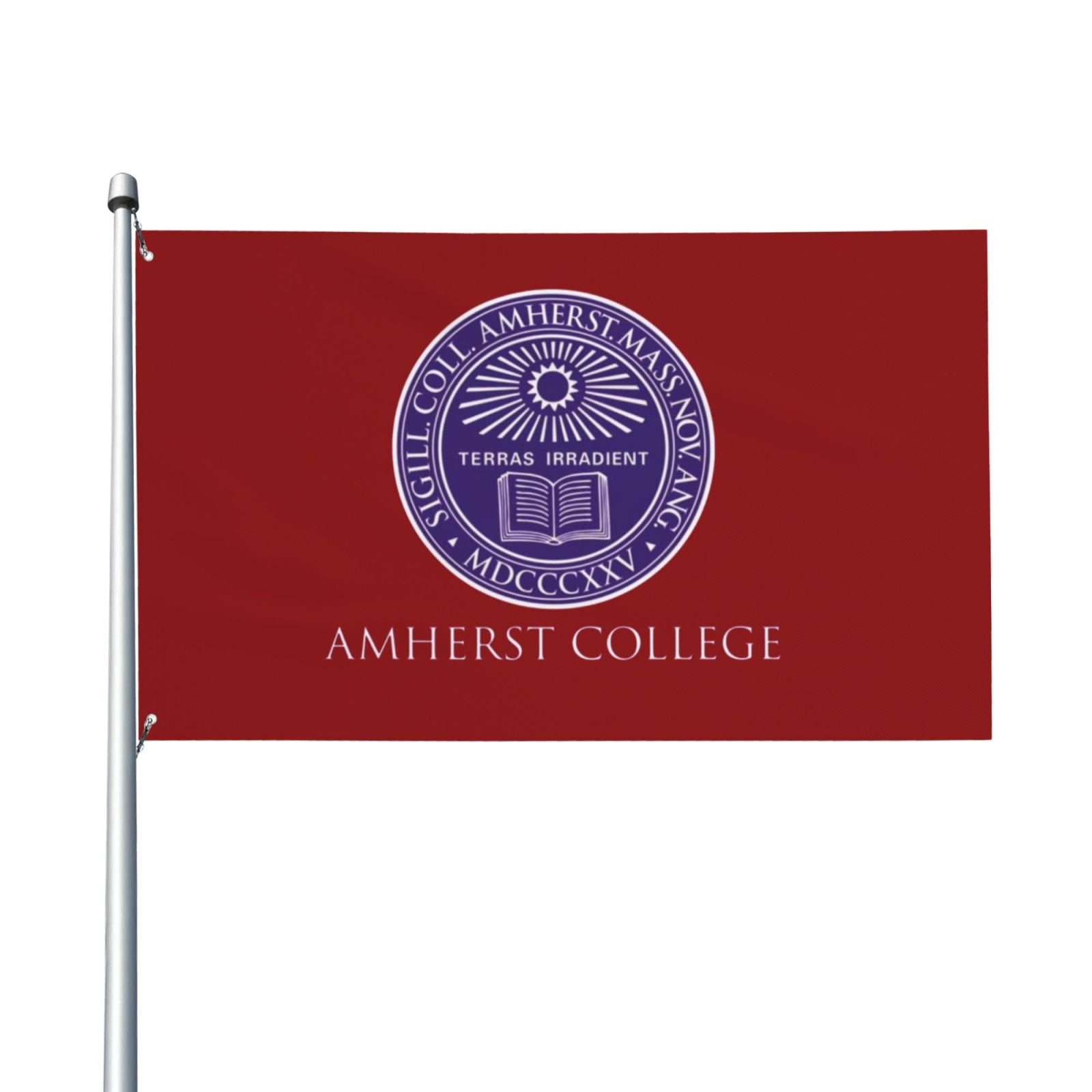 Amherst College Flag 3x5 FT Outdoor - Heavy Duty Polyester with Sewn ...