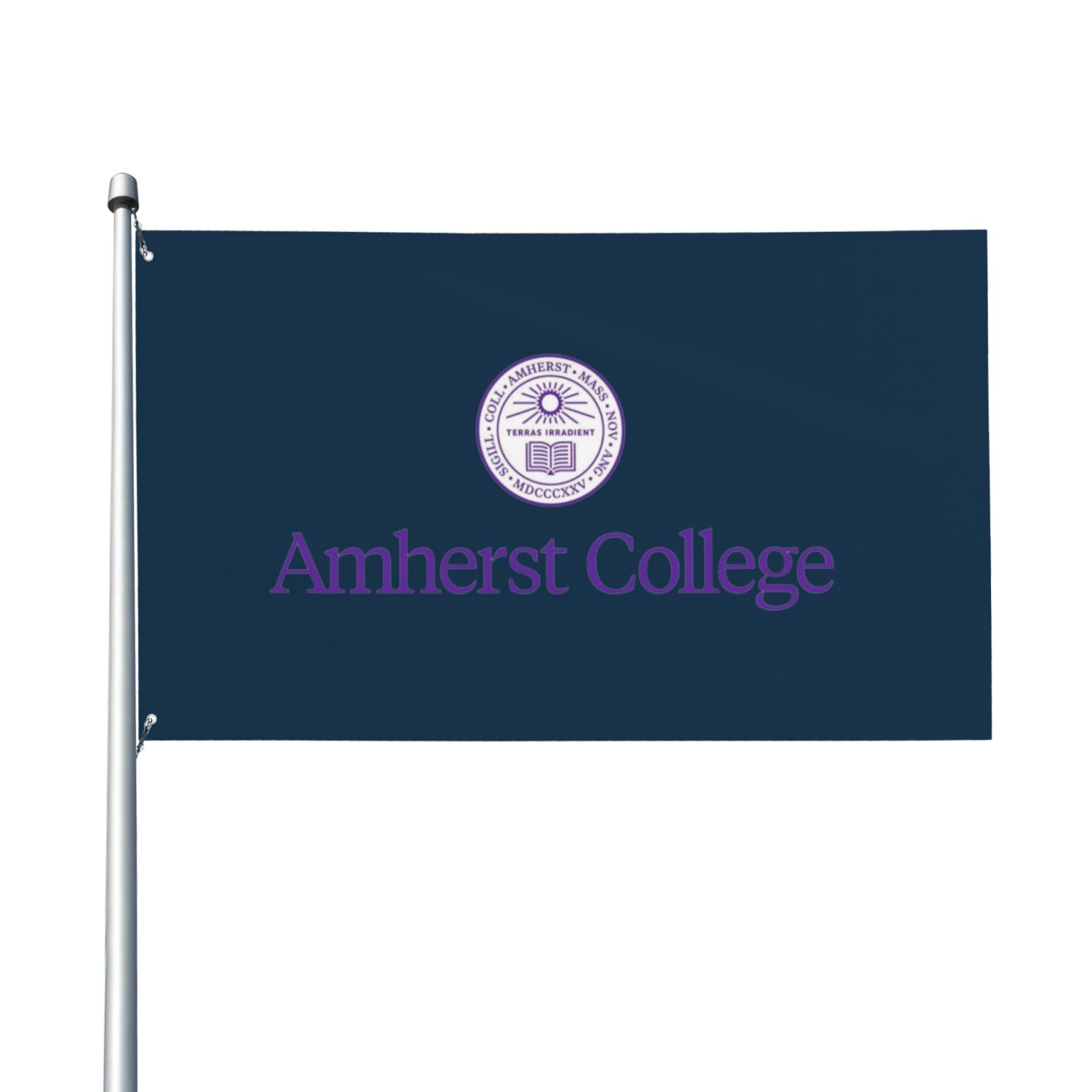 Amherst -College Flag 3x5 Outdoor ,Sewn Stripes, Stronger Brass ...