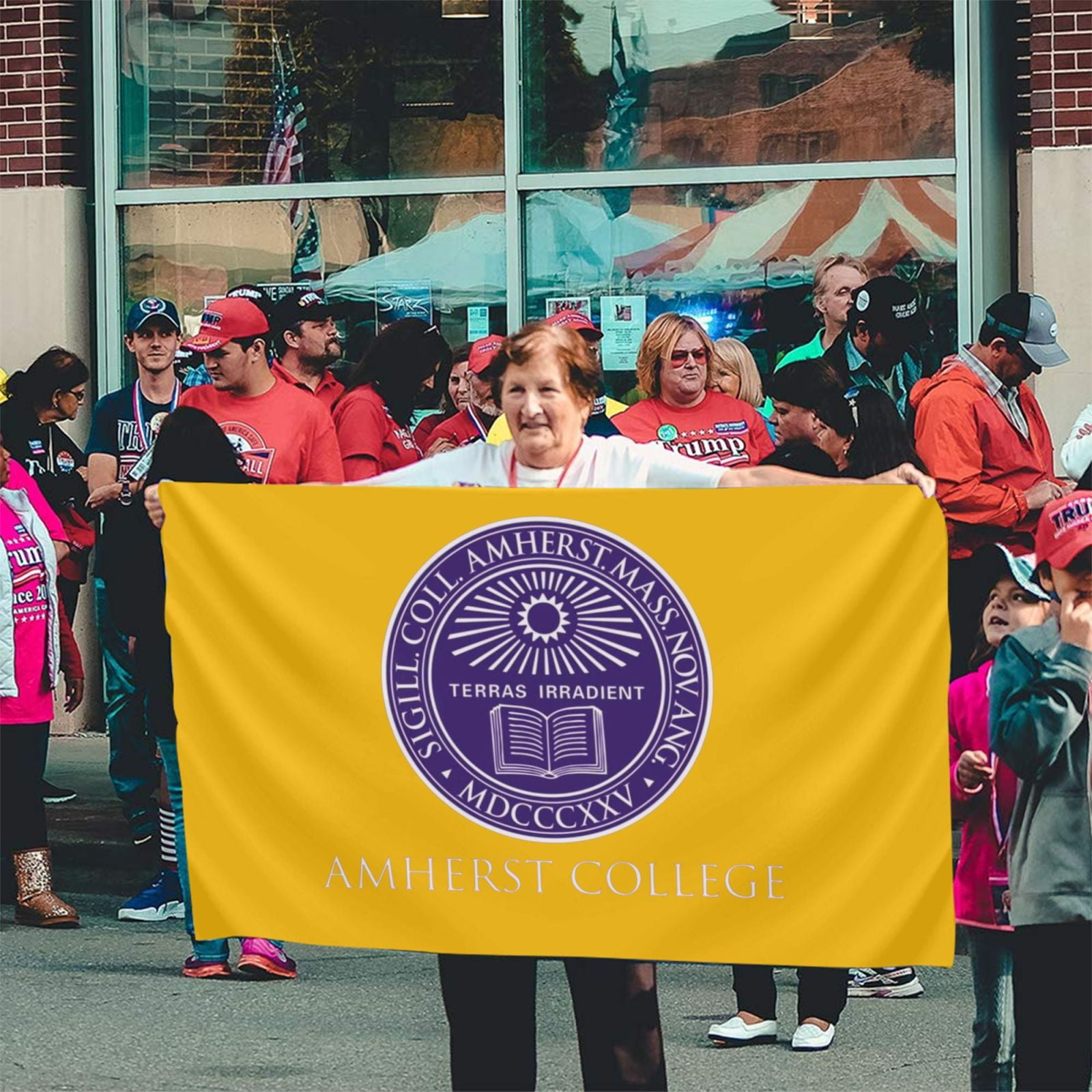 Amherst College Flag 3x5ft, Home Garden Flag, Suitable For Indoor Or ...