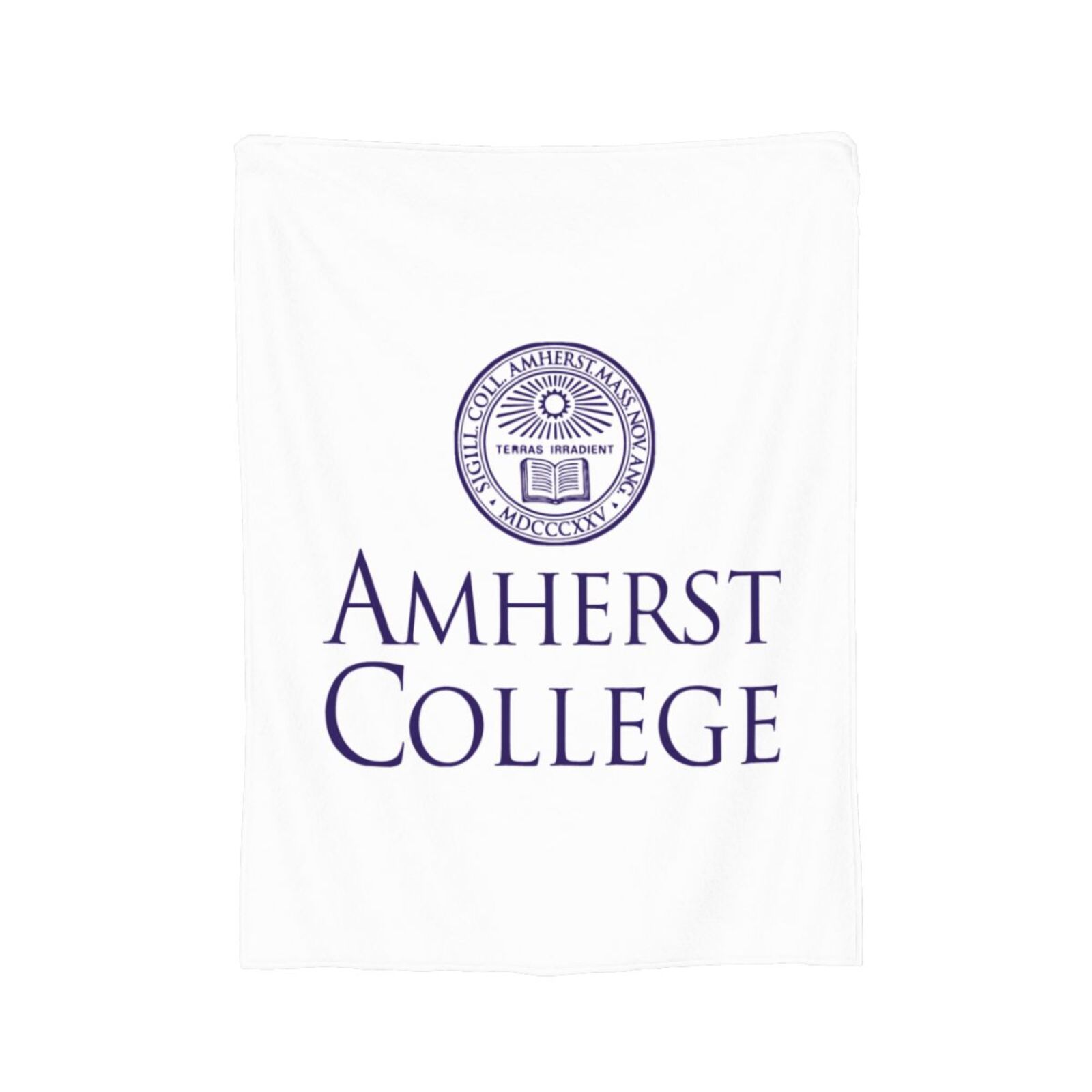 Amherst College Ultra-Soft Micro Fleece Blanket Multi-Size Flannel ...