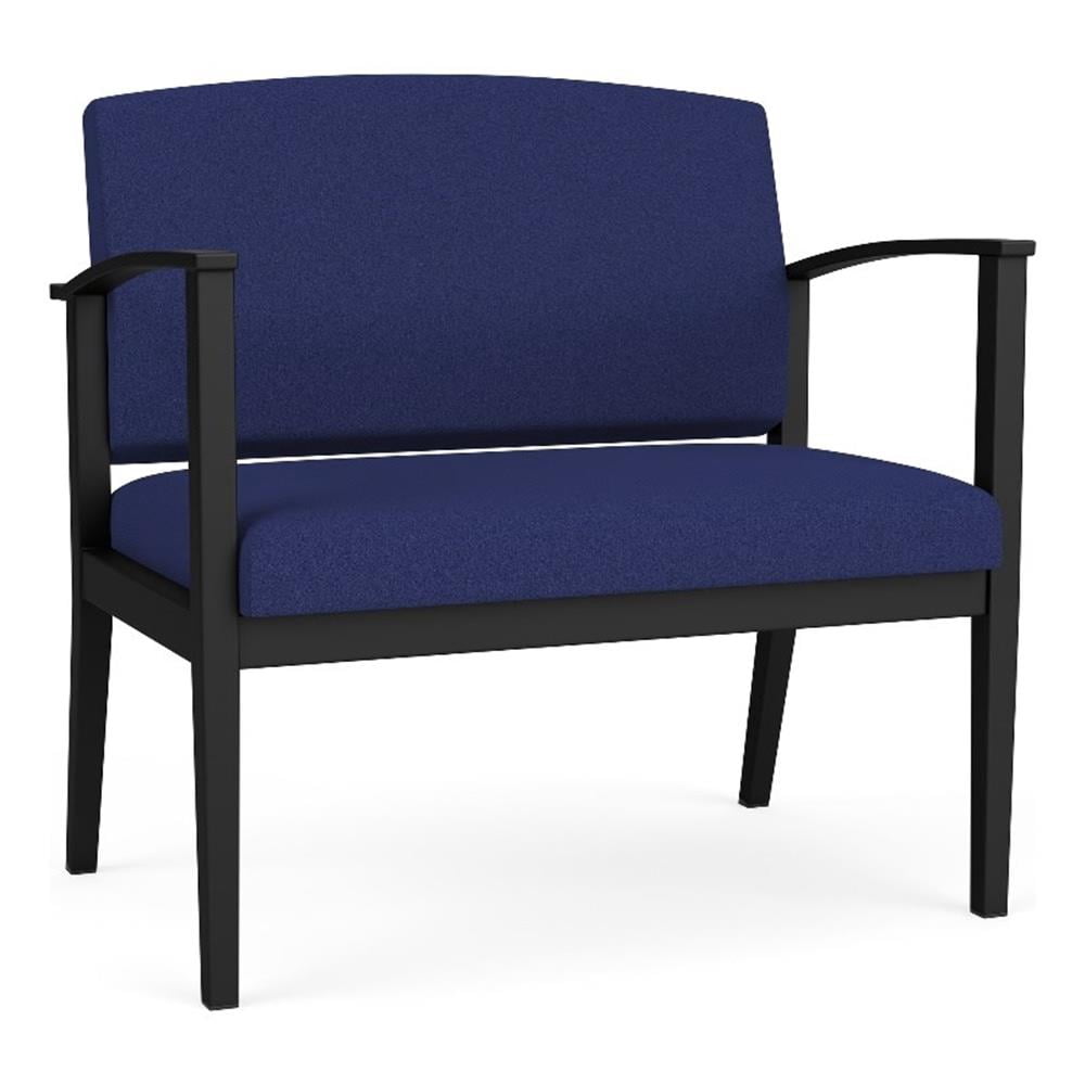 Amherst Steel Reception Waiting Room Bariatric Chair / Black Steel ...