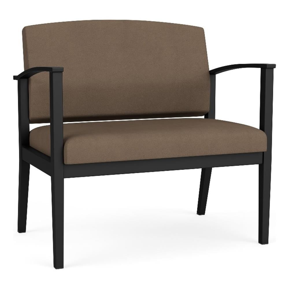 Amherst Steel Reception Waiting Room Bariatric Chair / Black Steel ...
