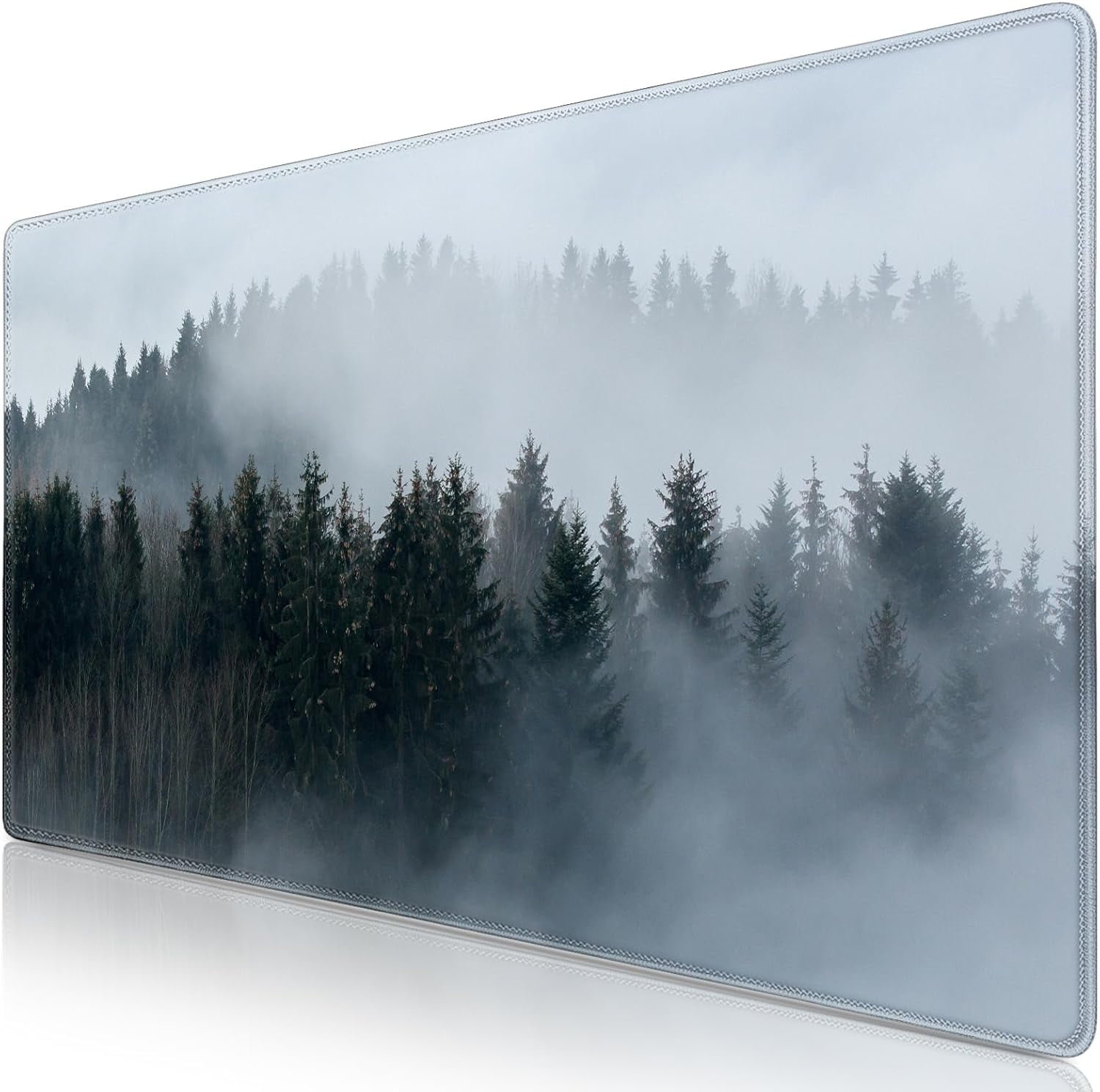 Amhlg Gaming Mouse Pad Forest Pattern Extended XXLarge Mousepad Big ...