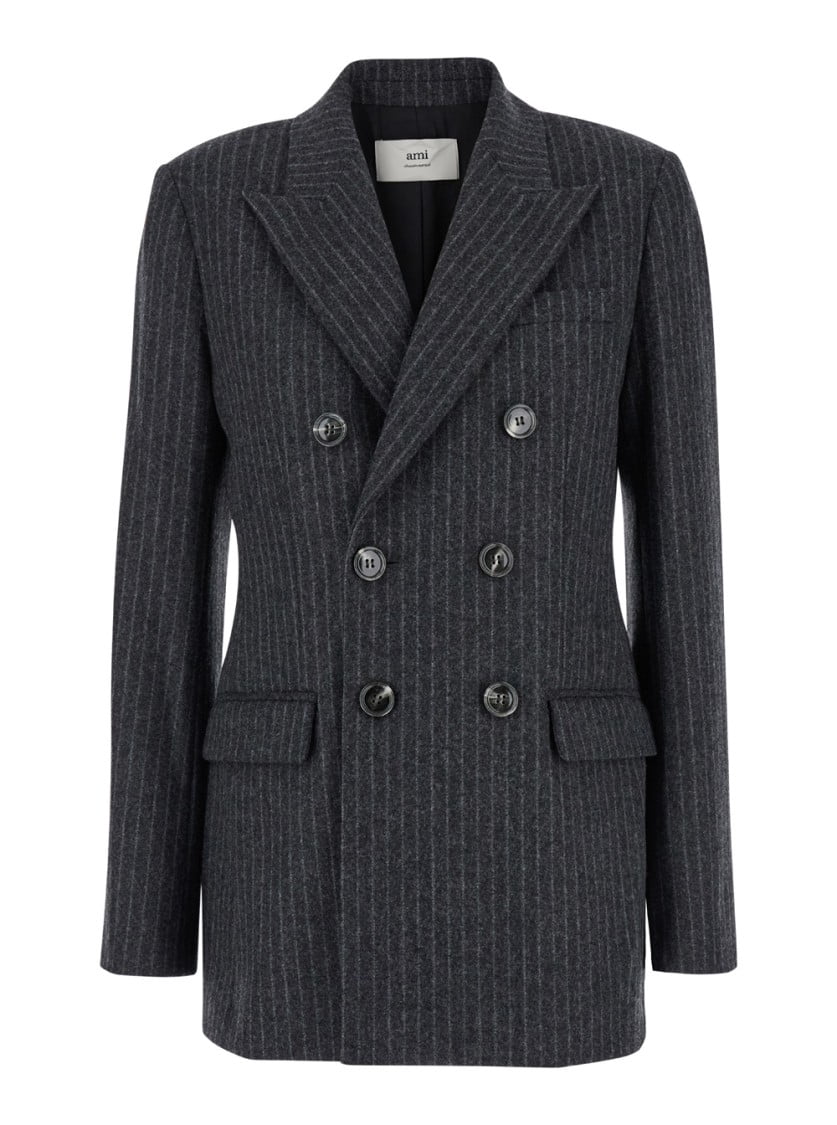 Ami Double Breasted Jacket (Women's) - Walmart.com