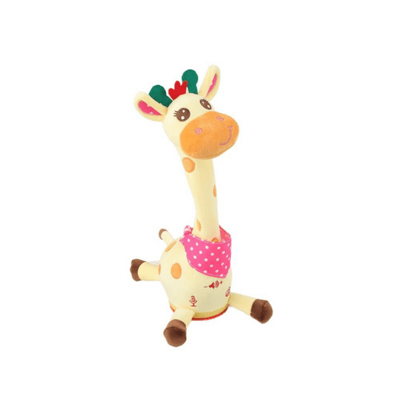 Amiba Talking Giraffe Baby Toy with Adjustable Volume - Tummy Time Toy ...