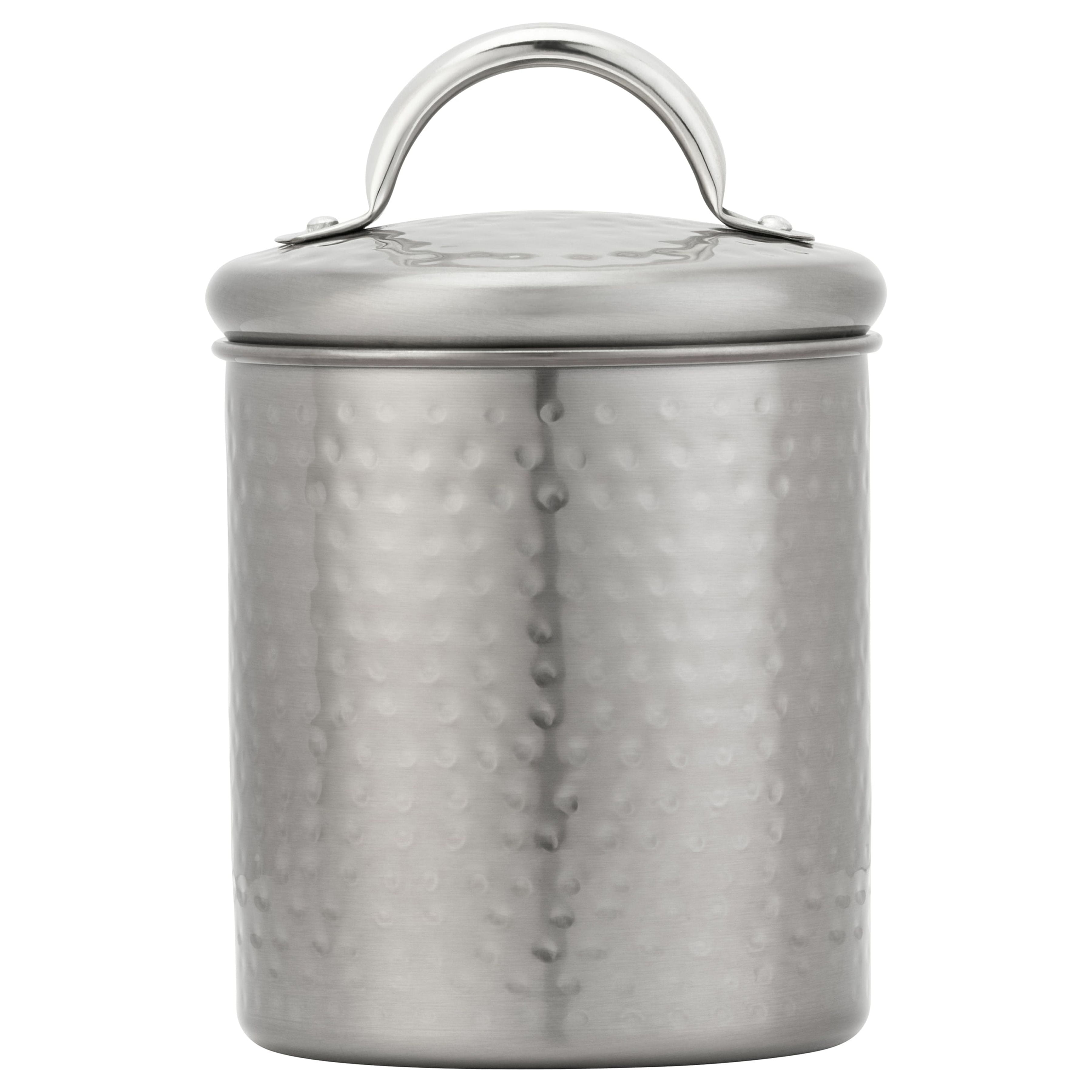 Amici Home Gunmetal Metal Canisters, Assorted Set of 4 Sizes - Walmart.com