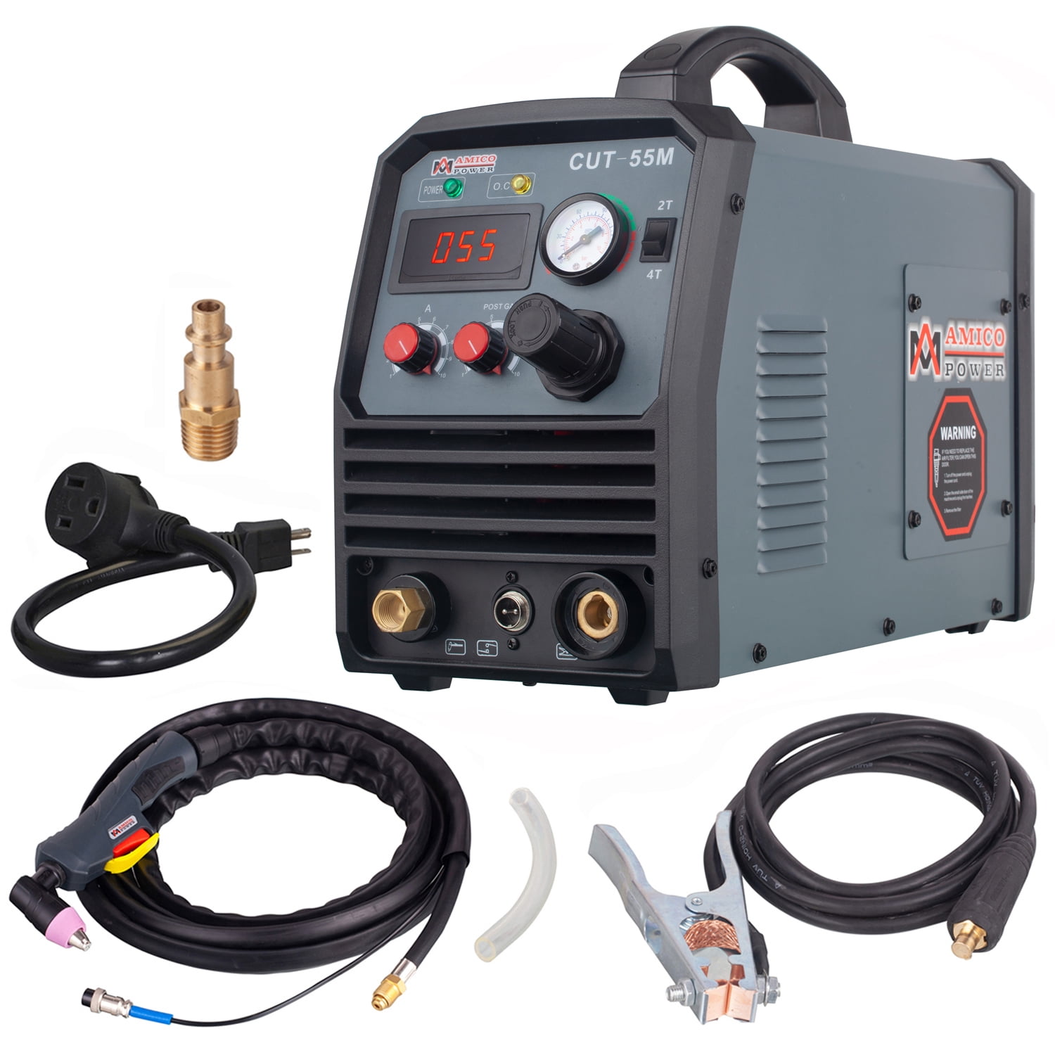Amico CUT-45M, 45 Amp Air Plasma Cutter, 100-250V Wide Voltage, IGBT ...