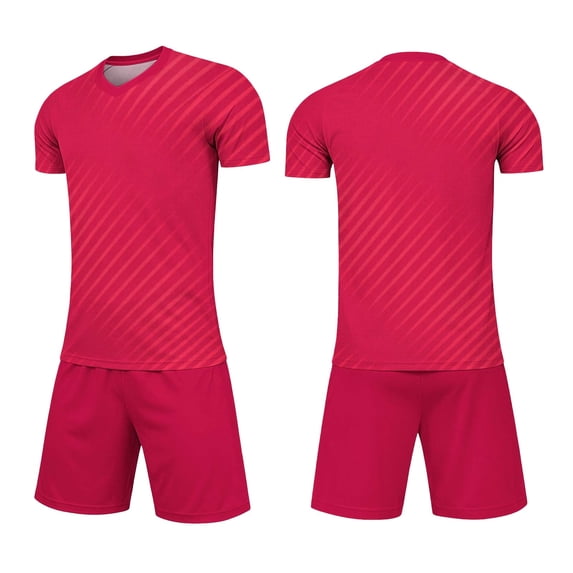 Amidoa Boys Athletic Outfit Sets 2 Piece Short Sleeve Performance ...